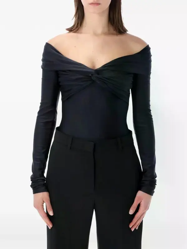 Andamane Twisted Bodysuit - Black
