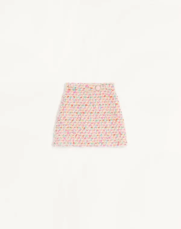 Valentino Garavani Candy Tweed Short Skirt - Multicolour