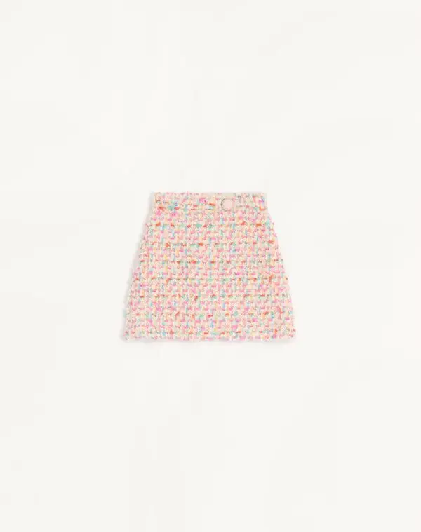 Valentino Garavani Candy Tweed Short Skirt - Multicolour