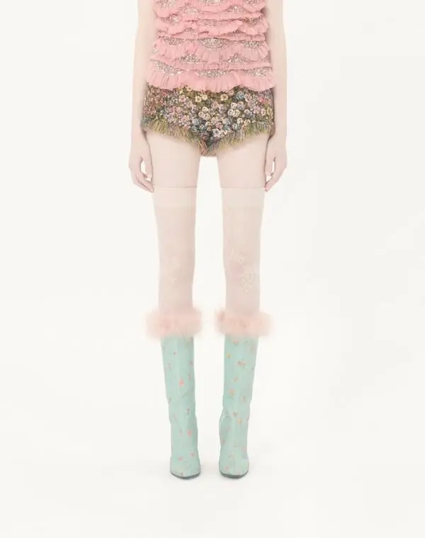 Valentino Garavani Gobelin Shorts - Black/multicolour