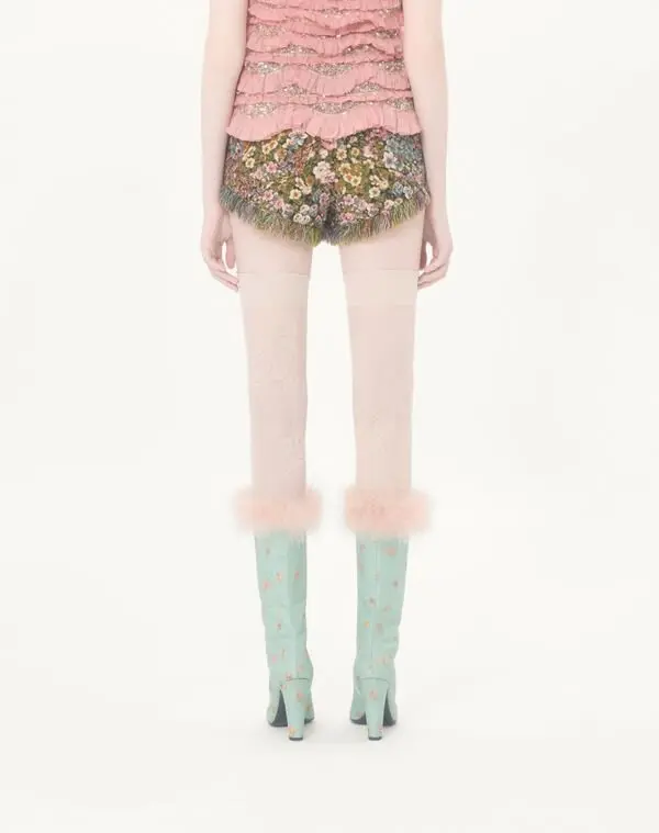 Valentino Garavani Gobelin Shorts - Black/multicolour