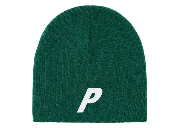 PALACE P Nein Cuff Beanie - Racey Green