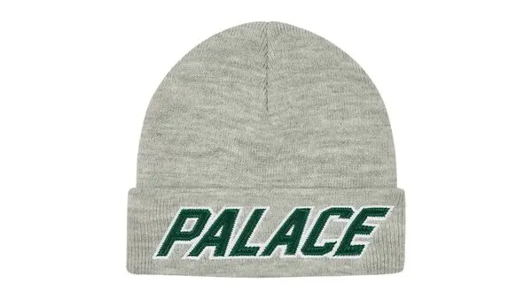 PALACE Athlique Team Beanie - Grey Marl