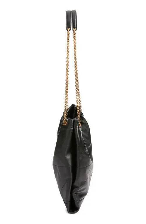 Saint Laurent Jamie 4.3 Patchwork Leather Shoulder Bag - Nero
