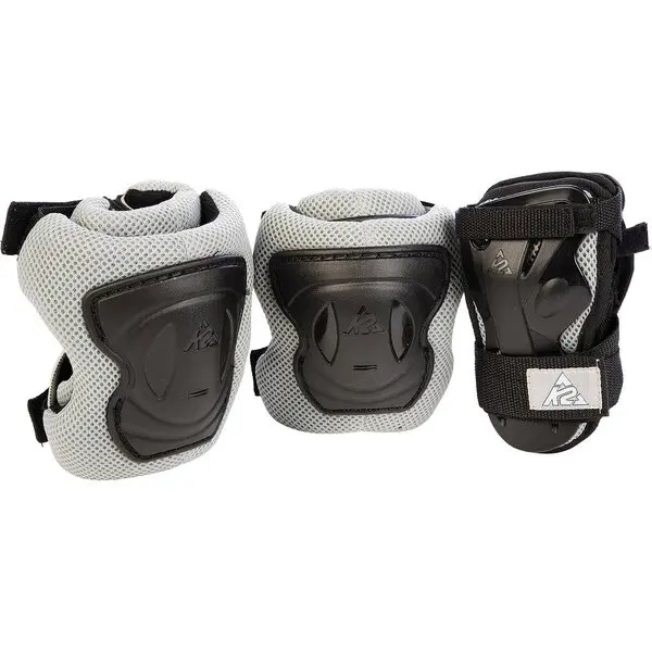 K2 Moto Protective Gear 3-pack - Black/silver