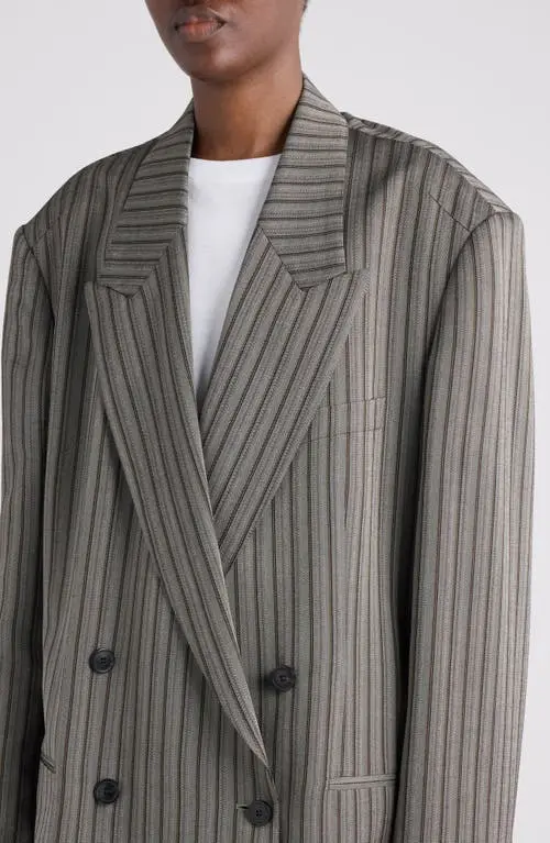 Dries Van Noten Bliss Stripe Double-breasted Blazer