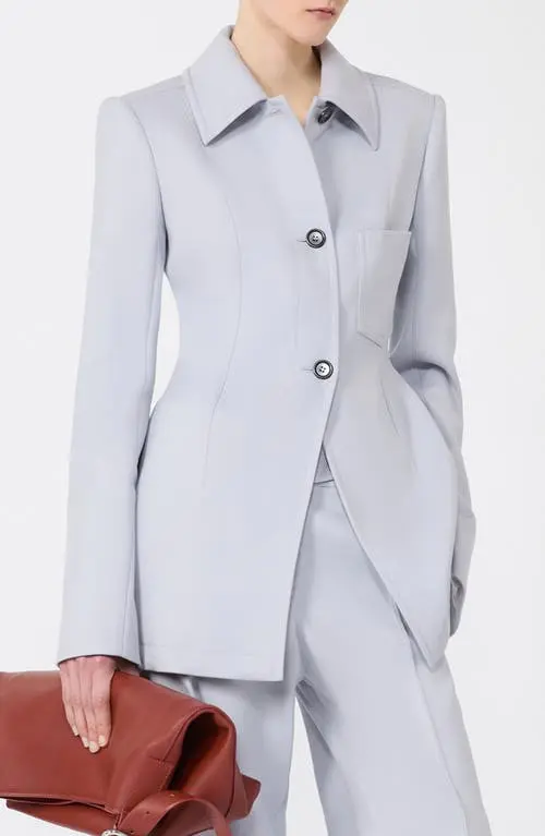 Sportmax Ottelia Stretch Gabardine Cutaway Jacket