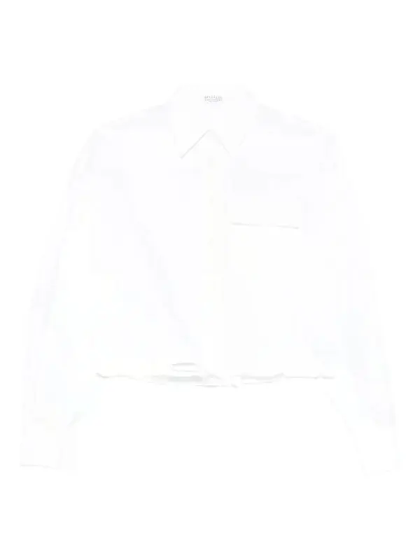 Brunello Cucinelli Pocket Drawstring Shirt - White