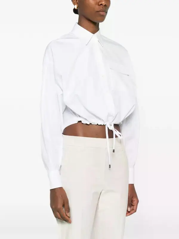 Brunello Cucinelli Pocket Drawstring Shirt