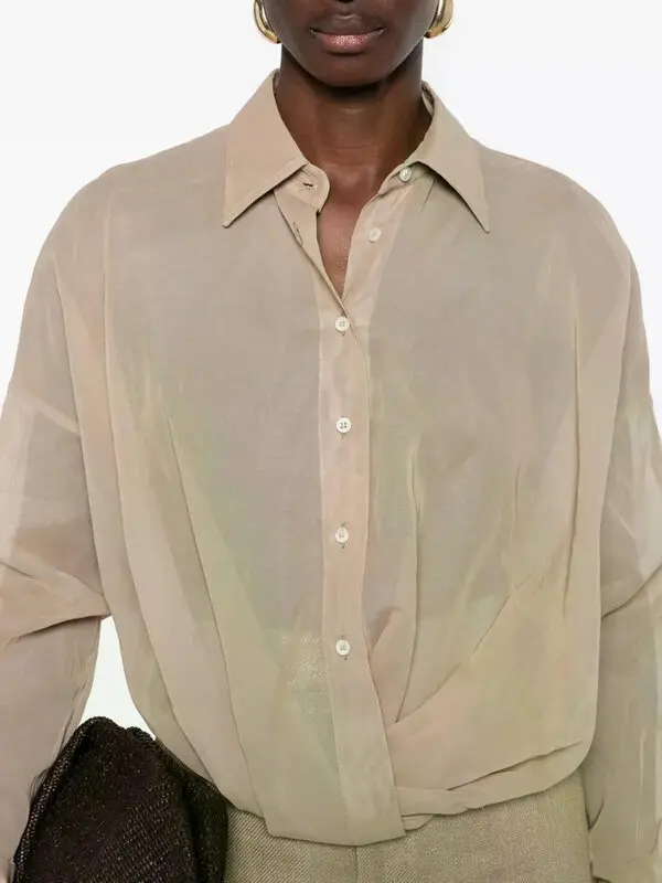 Brunello Cucinelli Twist-detail Shirt