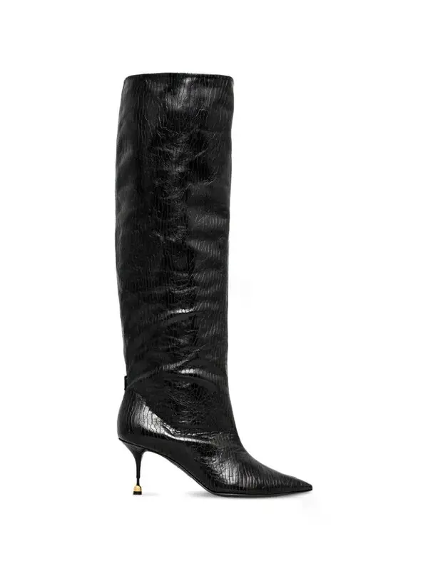 VANDA NOVAK Kaja Knee-high Heeled Boots
