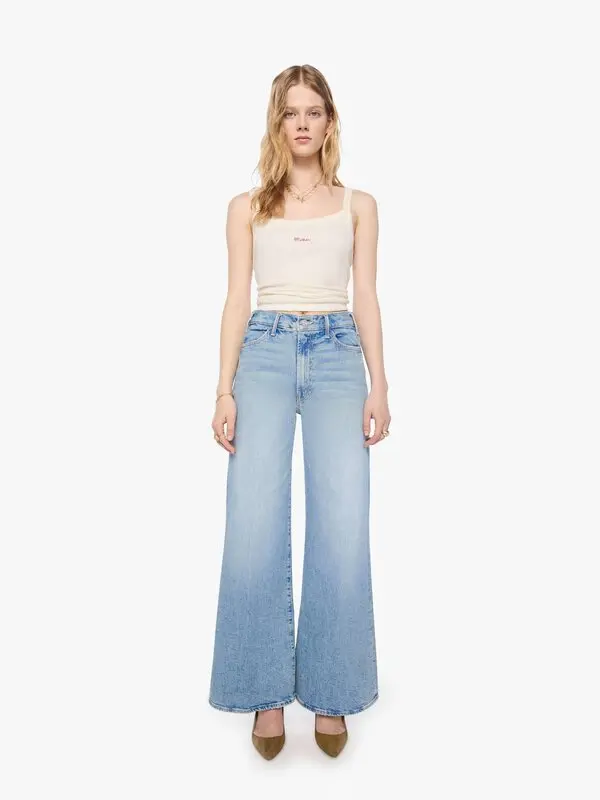 MOTHER The Lil Hustler Roller Sneak Jeans - Blue