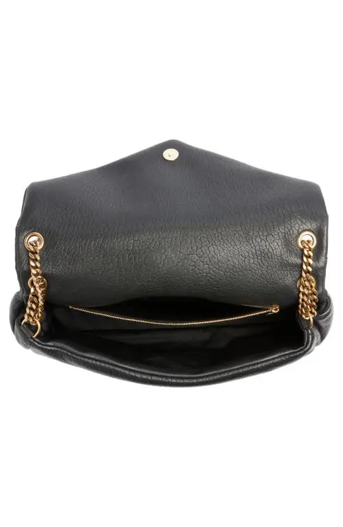 Saint Laurent Large Calypso Shoulder Bag - Noir