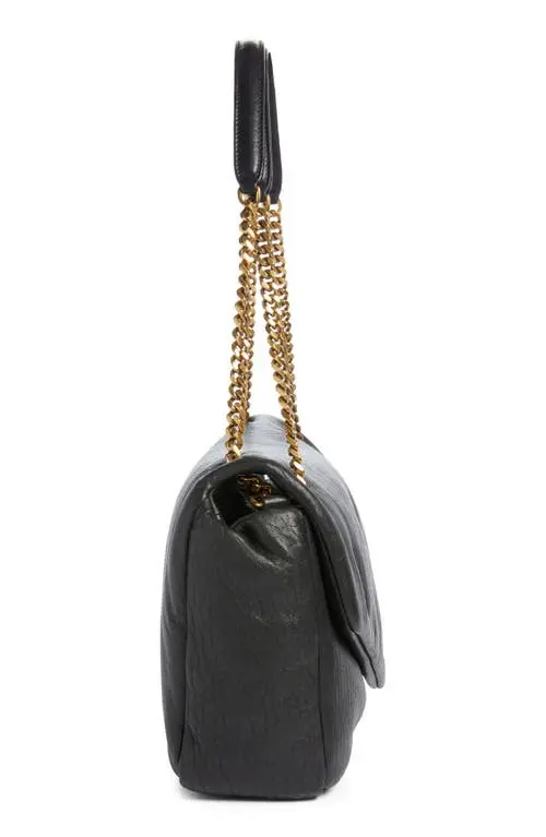 Saint Laurent Large Calypso Shoulder Bag - Noir