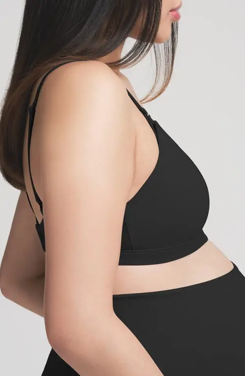 SKIMS Fits Everybody Maternity/nursing Bra - Onyx