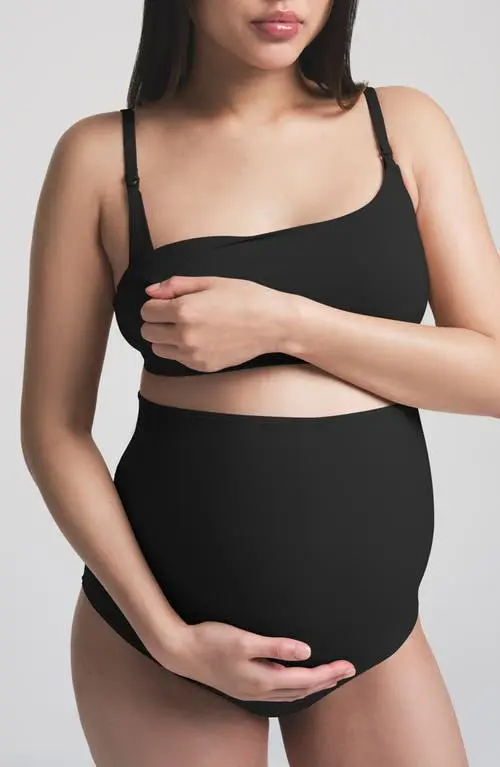 SKIMS Fits Everybody Maternity/nursing Bra - Onyx