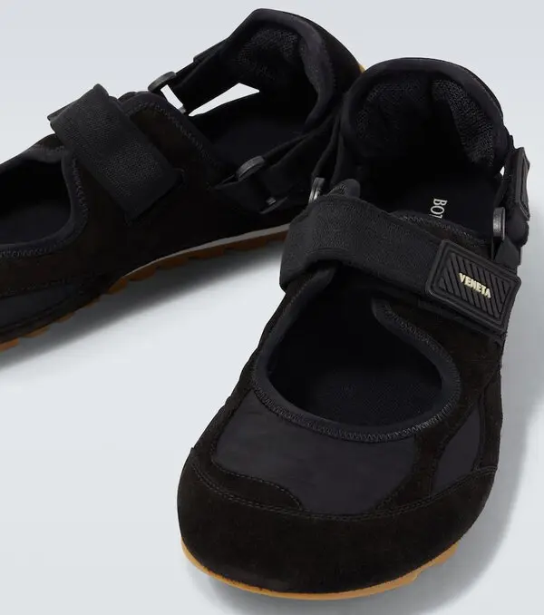 Bottega Veneta Orbit Flash Suede-trimmed Sneakers