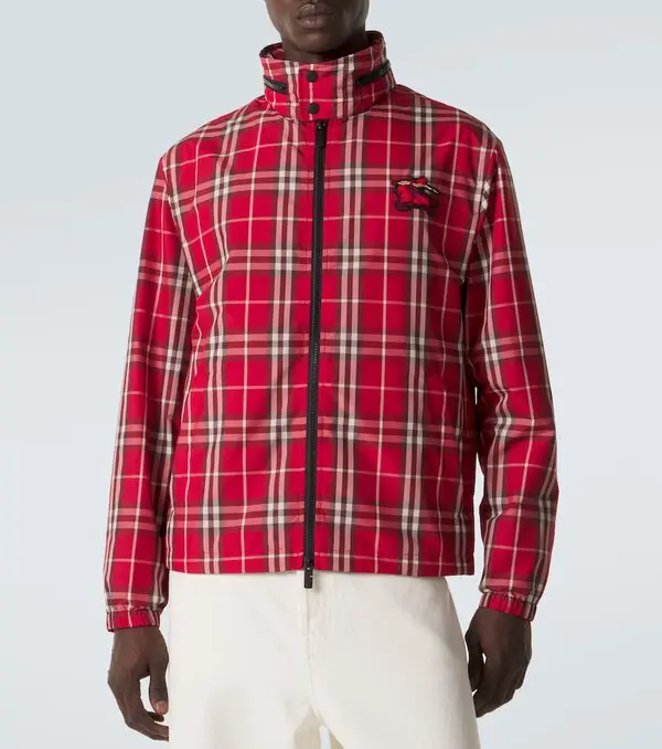 Burberry Check Technical Blouson Jacket