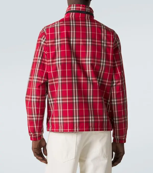Burberry Check Technical Blouson Jacket