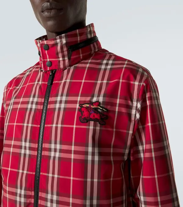Burberry Check Technical Blouson Jacket