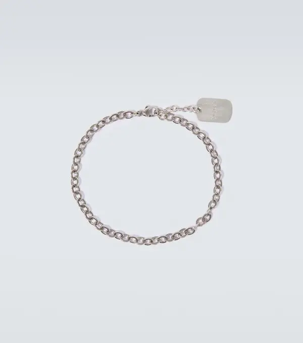 Saint Laurent Logo Chain Bracelet - Silver