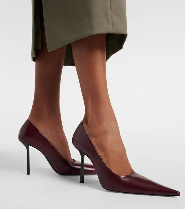 Victoria Beckham Leather Pointed Toe Pumps