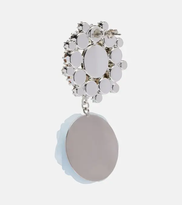 Magda Butrym Floral Appliqué Drop Earrings