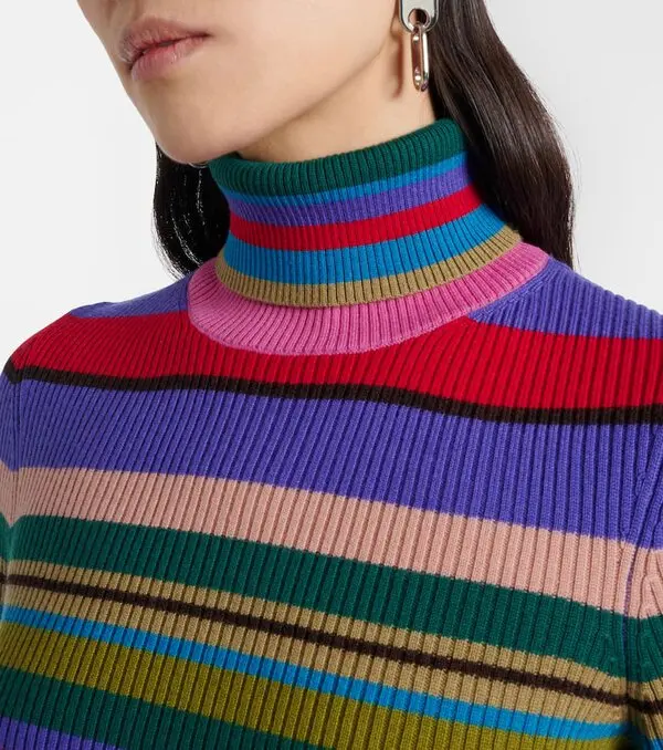 Acne Studios Wool Turtleneck Sweater - Multicoloured