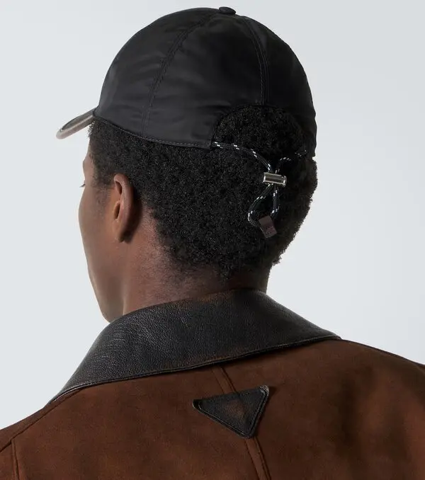 Prada Speedrock Re-nylon Baseball Cap - Black