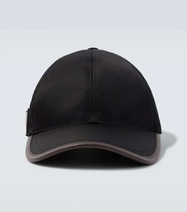Prada Re-nylon Baseball Cap - Black