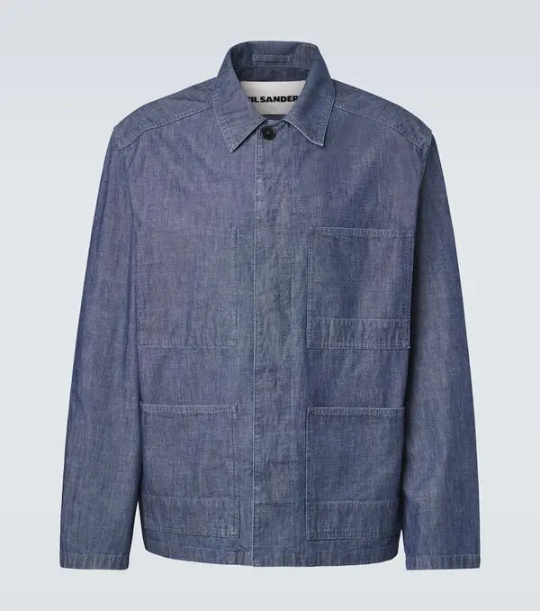 JIL SANDER Cotton Chambray Overshirt