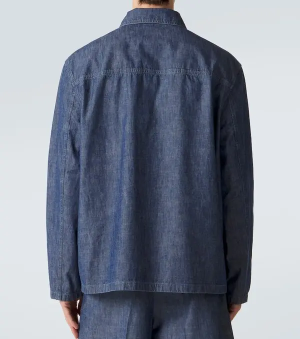 JIL SANDER Cotton Chambray Overshirt