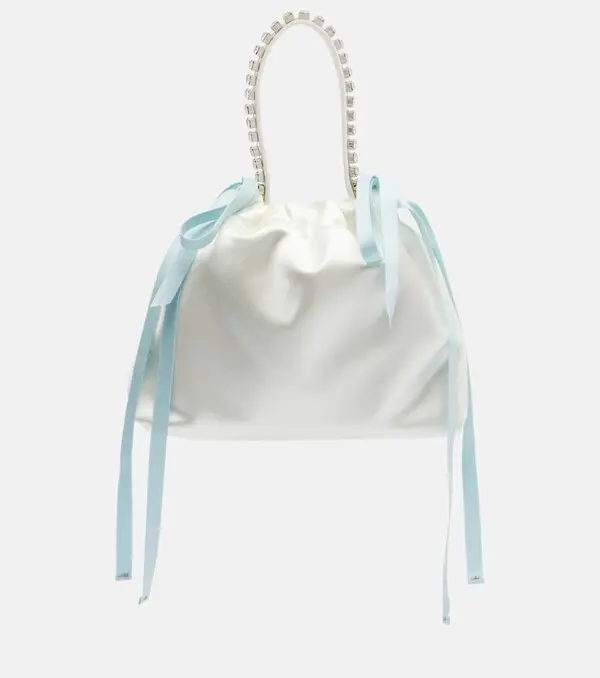 JIMMY CHOO Drawstring Mini Bucket Bag