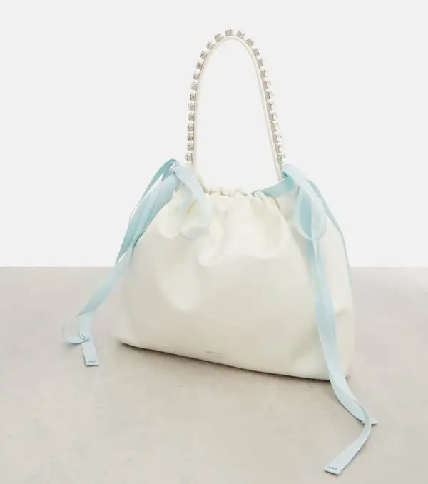 JIMMY CHOO Drawstring Mini Bucket Bag
