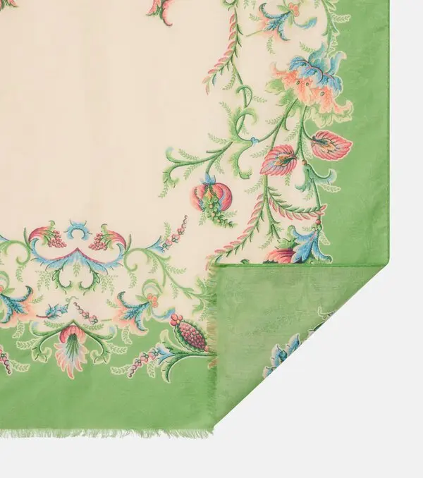 Etro Orfeo Floral Scarf - Multicoloured