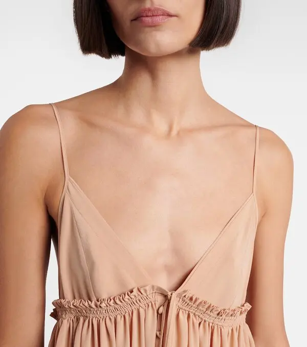 Chloé Silk Crêpe Minidress