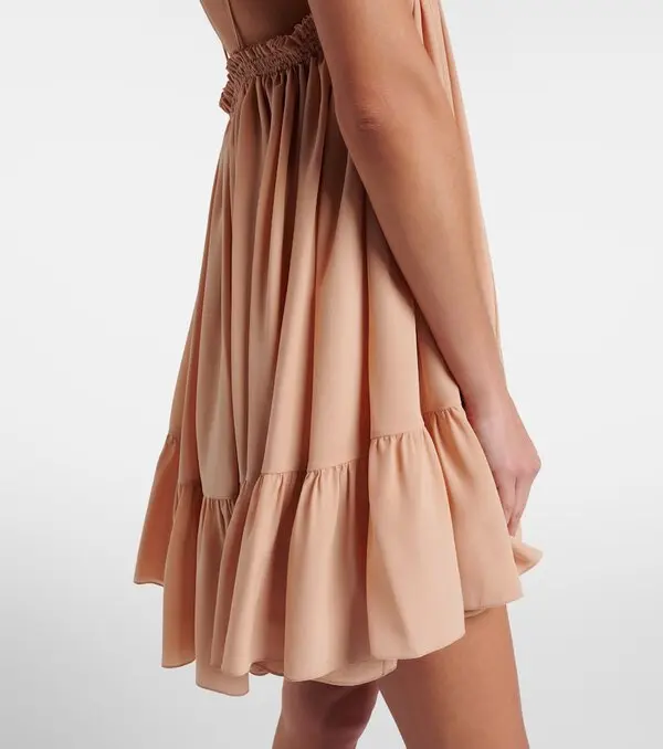 Chloé Silk Crêpe Minidress