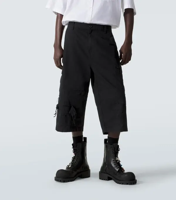 Balenciaga Cotton Cargo Shorts