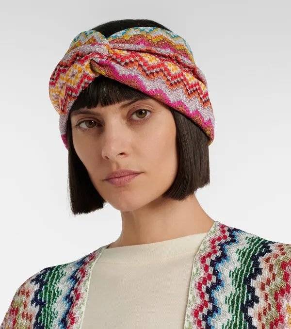 Missoni Zigzag Head Wrap - Multicoloured