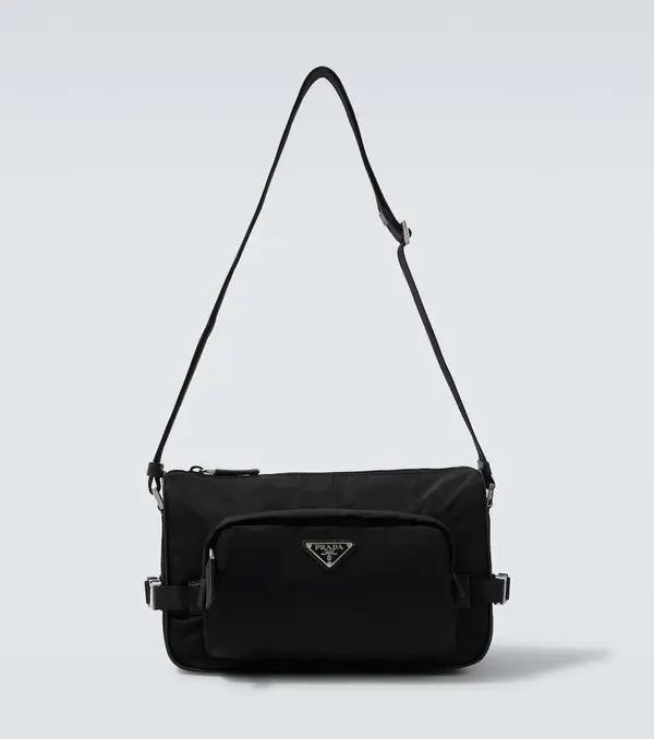Prada Re-nylon Medium Shoulder Bag - Black