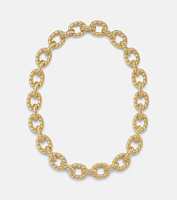 David Yurman Sculpted Cable Chain Necklace - Gold