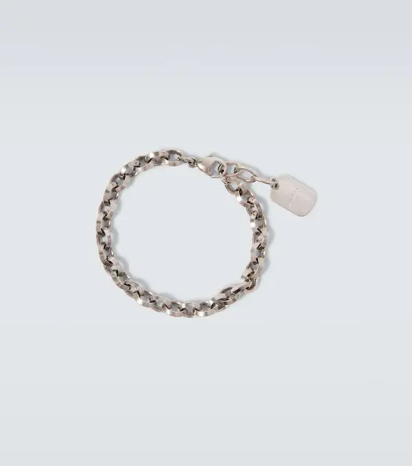 Saint Laurent Logo Chain Bracelet - Silver