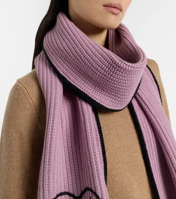 Chloé Encœur Wool And Cashmere Scarf
