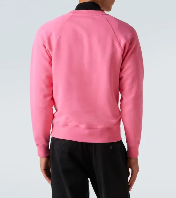 TOM FORD Cotton Jersey Sweatshirt - Pink