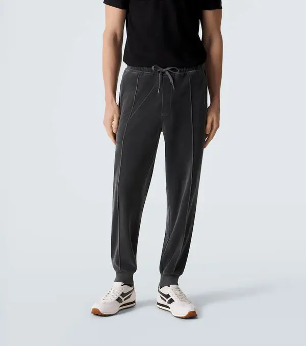 TOM FORD Cotton-blend Velour Sweatpants