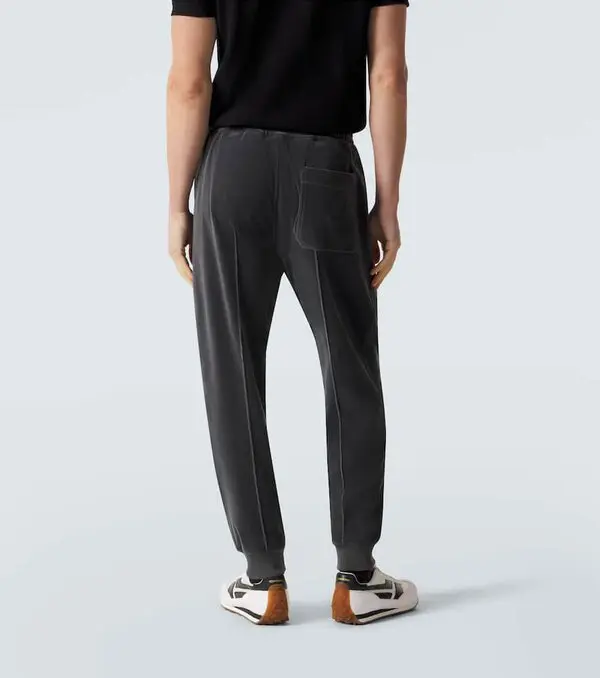 TOM FORD Cotton-blend Velour Sweatpants