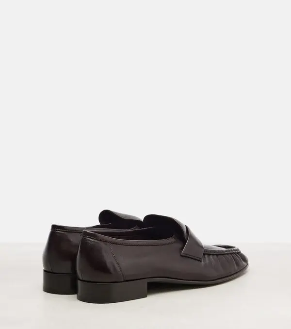 THE ROW Leather Penny Loafers