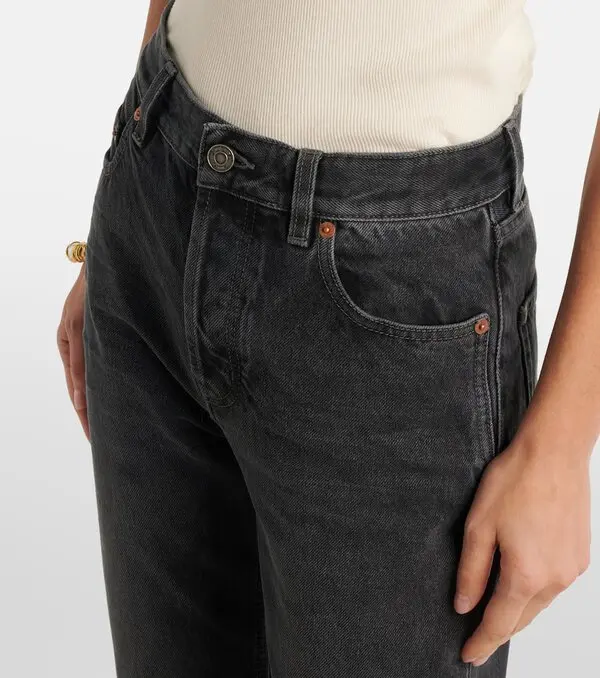 Saint Laurent 90s High-rise Slim Jeans - Black
