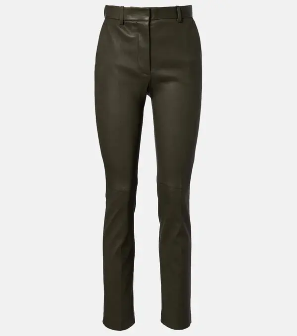 JOSEPH Leather Slim Pants