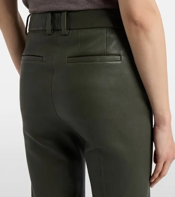 JOSEPH Leather Slim Pants
